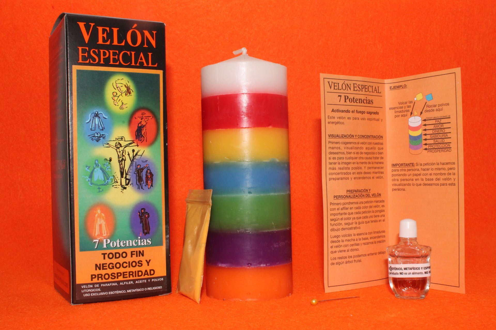 Laboratorio Rituals, mayorista esotérico y exotérico|Velón especial 7 ...